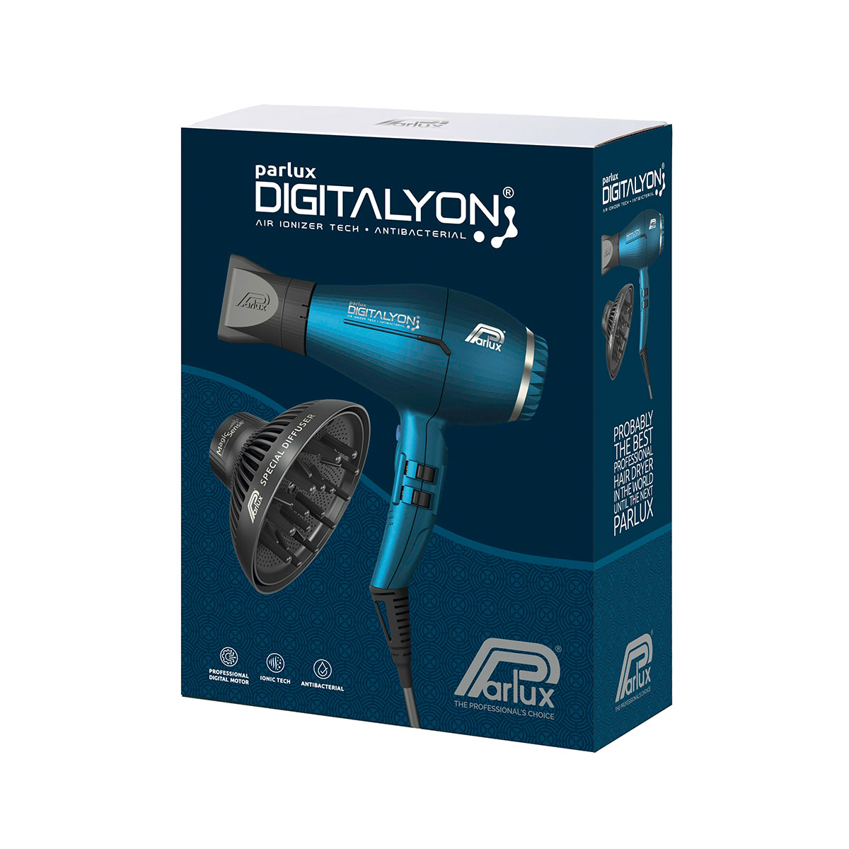 Set Parlux Digitalyon | fén modrý + difuzér Magic Sense