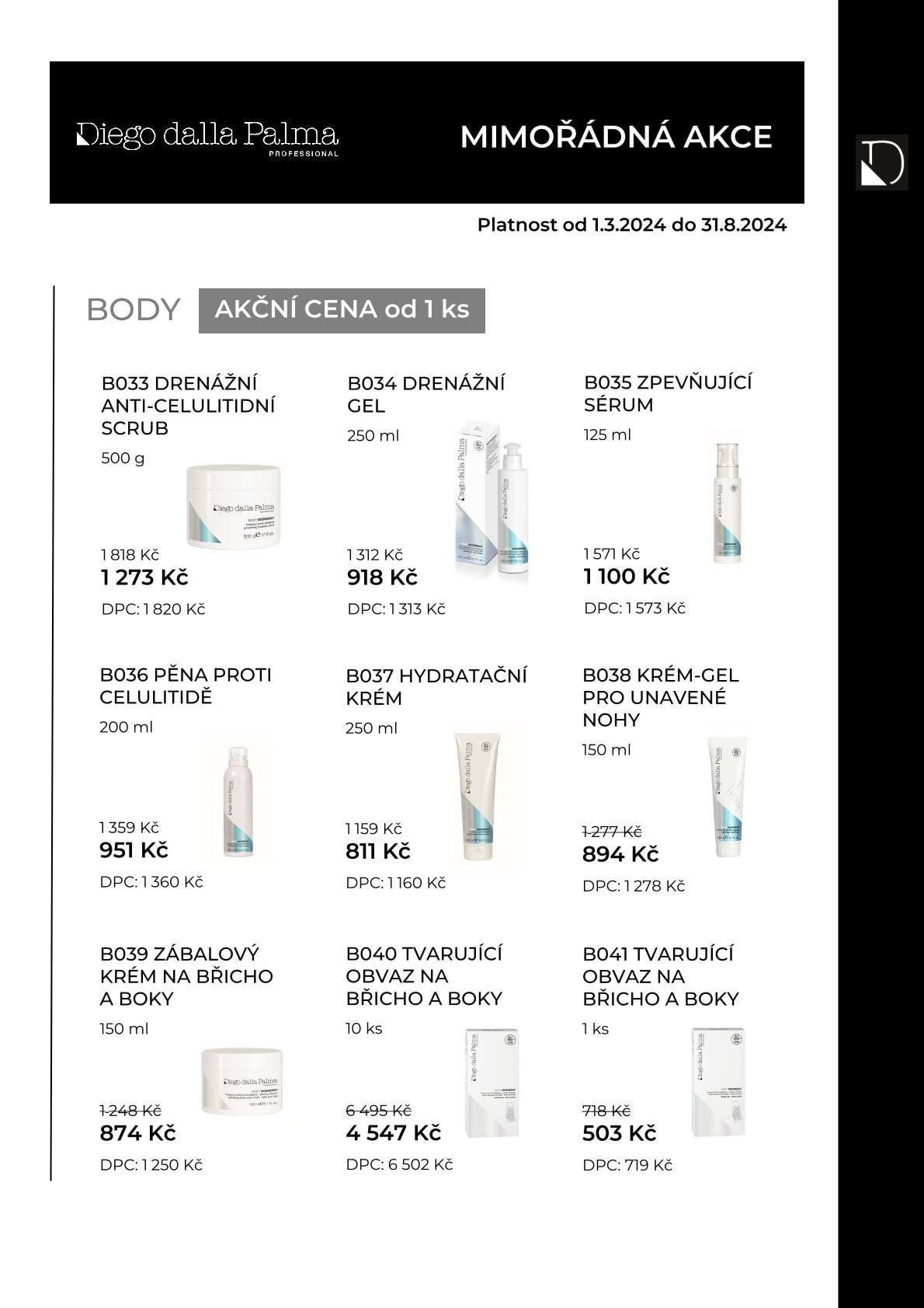 Akční leták DDP Body